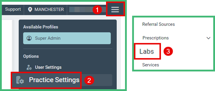 Set Up a Lab – CareStack