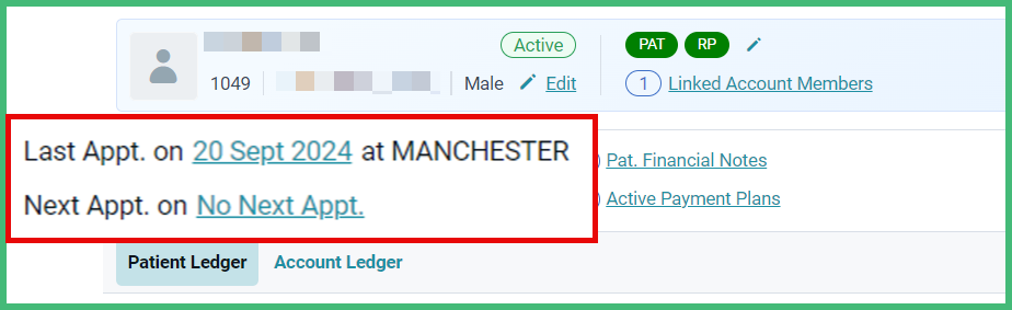 Explore Components of the Ledger – CareStack